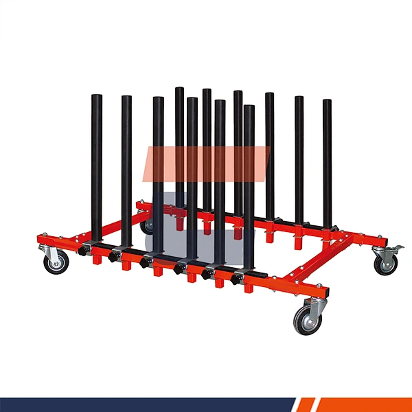 Double Sided Mobile Bumper Storage Rack - PHX